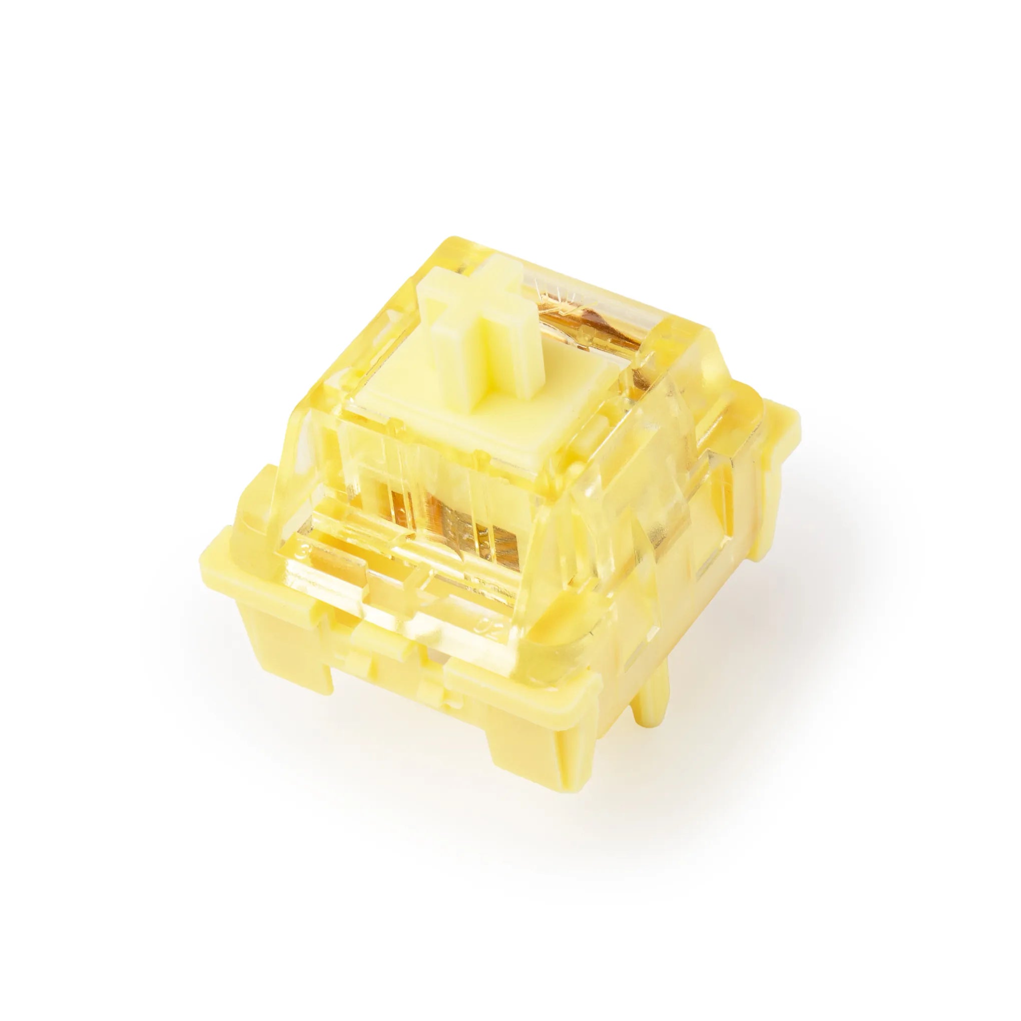 KTT Cream Yellow Pro Linear Switches | Smooth & Customizable